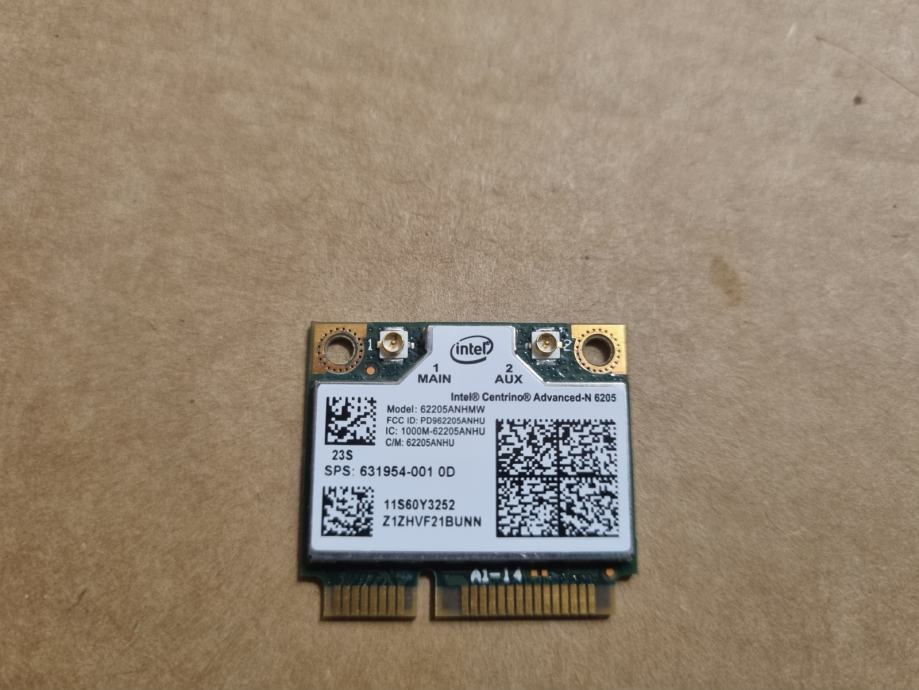 Intel Centrino Advanced-n 6205 WiFi Card 62205ANHMW