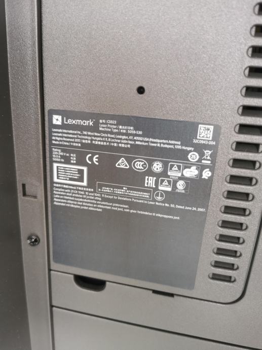 LEXMARK CS923 LASERSKI PISAČ - printer