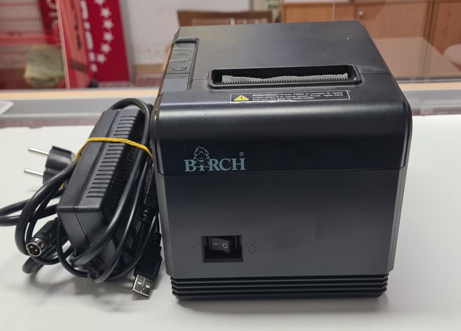 Termalni POS printer BIRCH CP-Q3, 80mm, Potpuno ispravan, kao nov