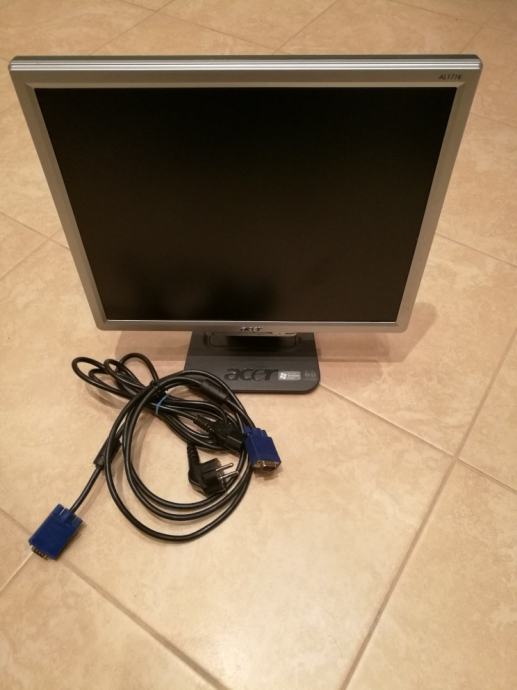 PRODANO!!! ACER AL1716 LCD TFT MONITOR