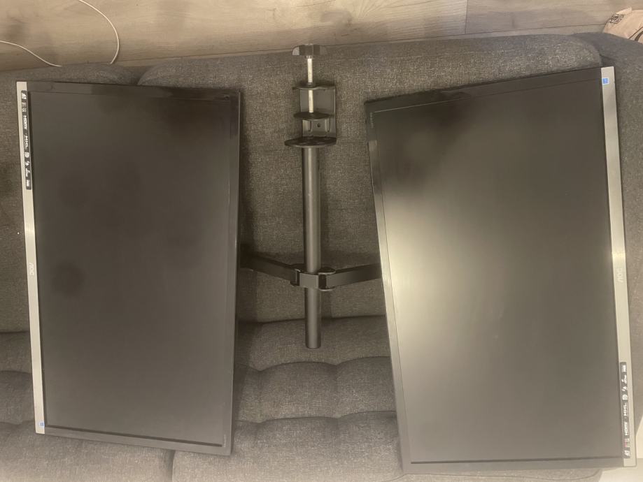 AOC (U3277PWQU) 32 4k MVA Monitor | Dva monitora na VESA nosacu