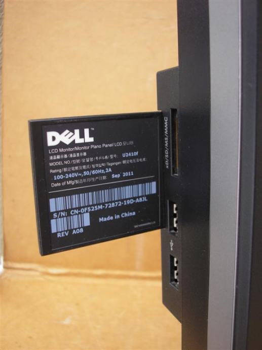 DELL U2410F monitor 24, 1920x1200, 16:10, H-IPS, professional