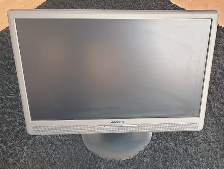 Mecer22 16:10 TFT LCD Wide Monitor, Built-in Speakers