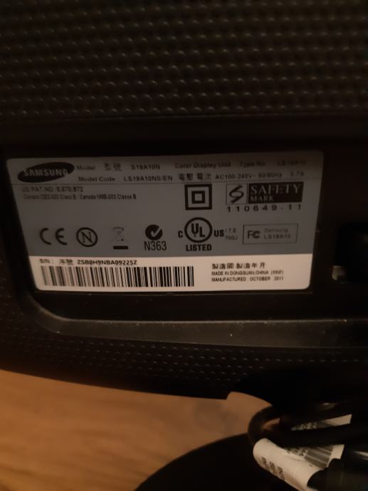 Monitor Samsung SyncMaster SA10