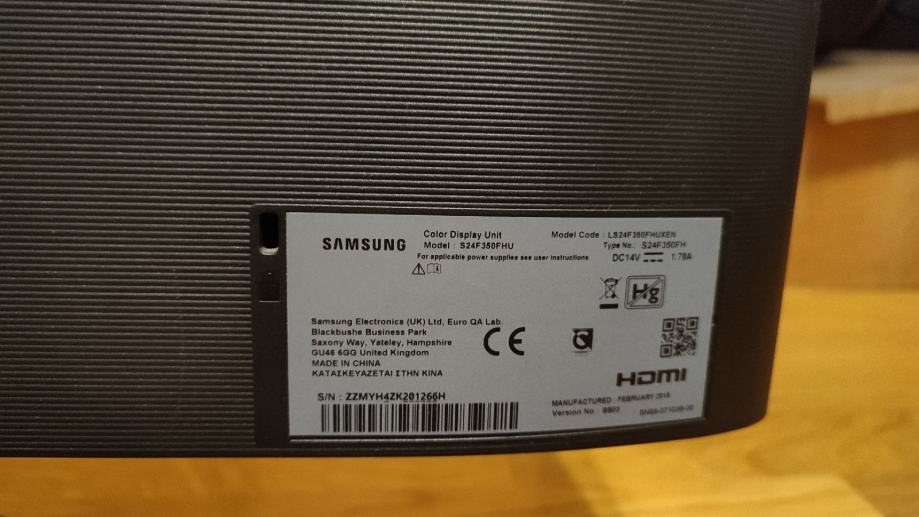 Poklanjam neispravne monitore: Samsung S27D590P 27 i S24F350FHU 24