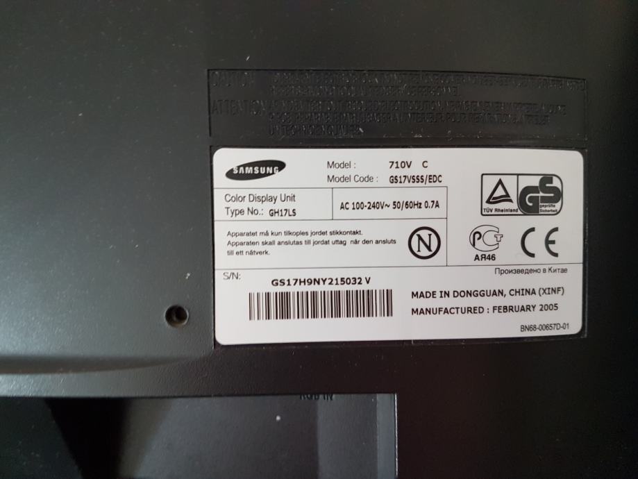 samsung syncmaster 710v