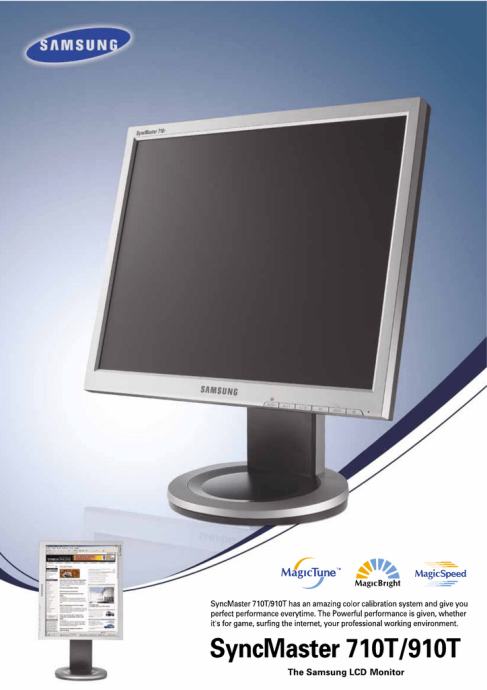 Samsung Syncmaster 910T DVI i VGA (pivot) ispravan