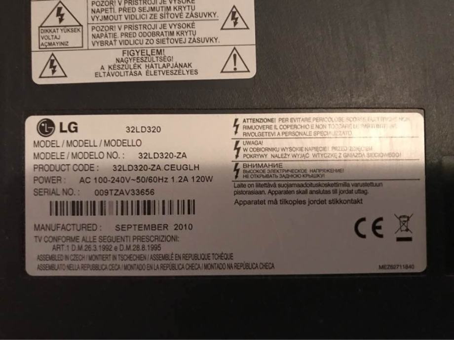 LG LCD 32LD320