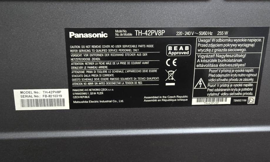Panasonic TH-42PV8P