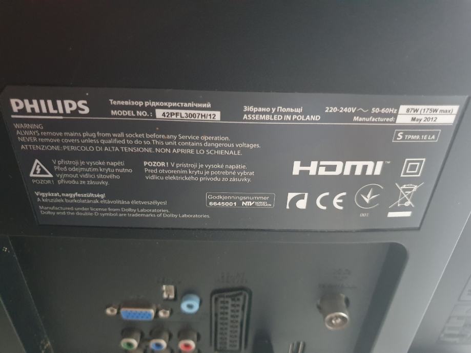 PHILIPS LCD 42 107 CM