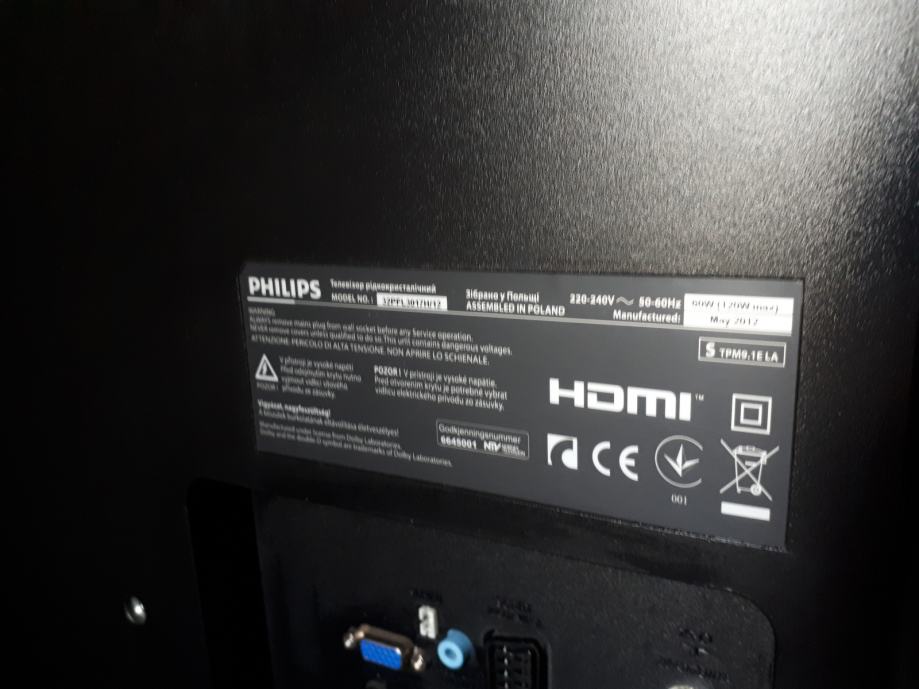 Philips LCD TV 32PFL3017H/12 Full HD