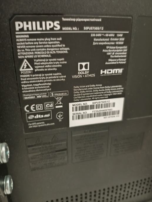 Phillips Smart TV 50