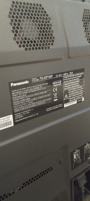 TV PANASONIC Plazma TH-42PY80P Ispravna