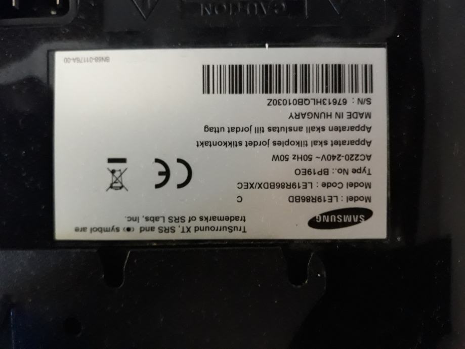 Samsung LE22C450E1W 22 i Samsung LE19R86BD 19