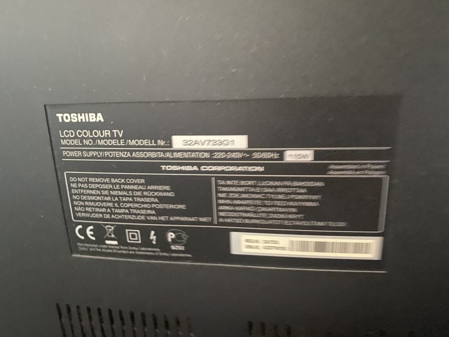 Toshiba LCD TV 32”