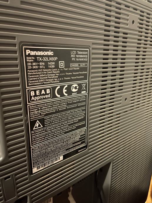 TV LCD Panasonic Viera TX-32LX60P - 81 cm