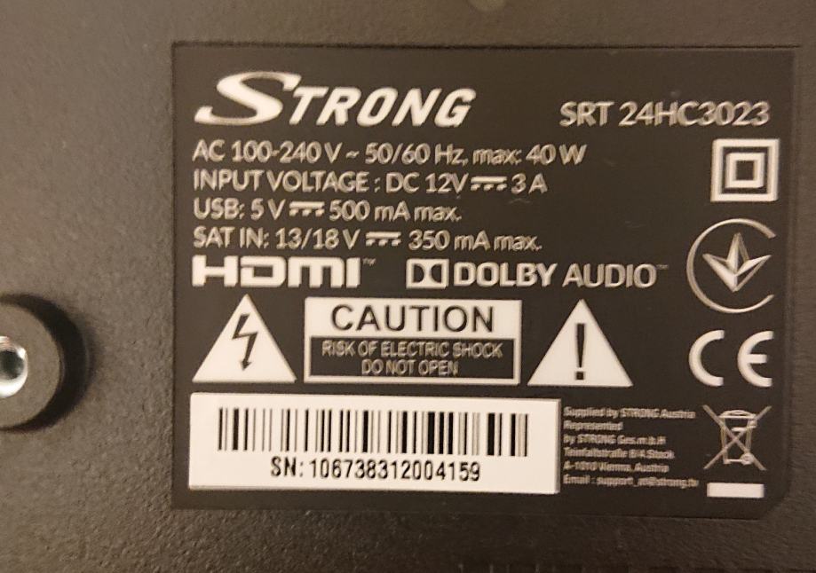 STRONG LED TV SRT 24HC3023