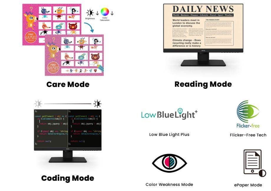 2x Monitor BenQ GW2785TC 27 1080p + stolni drzac za 2 monitora