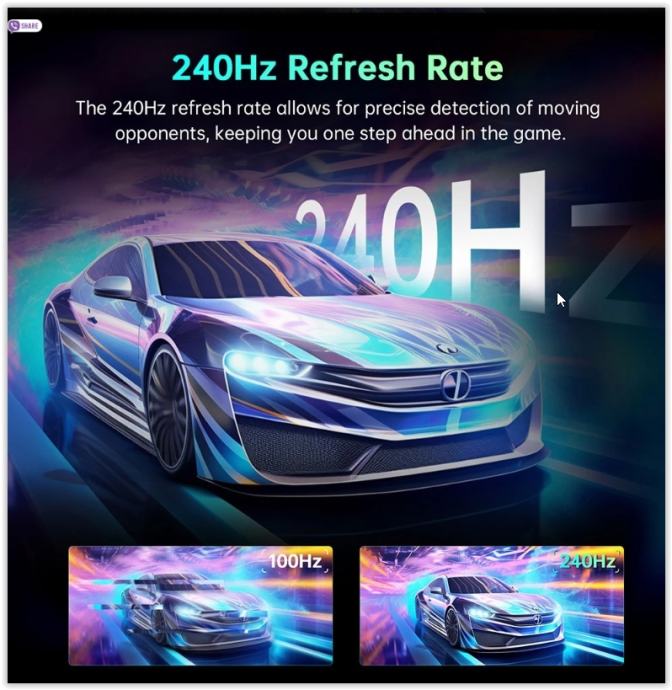 KTC G27P6 27-inch LG OLED Gaming Monitor, 2560x1440 16:9 240Hz Refresh