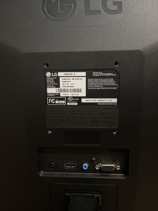 LG 24MK400H-B 24 Full HD TN LED Monitor with AMD FreeSync, 1920x1080