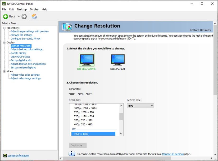 Prodajem Dell 27 SE2717H/HX, 1920x1080, 75Hz, AMD FreeSync