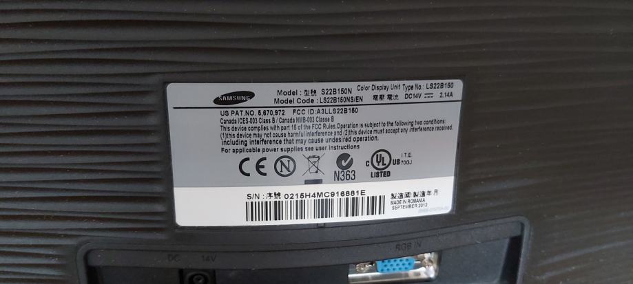 Samsung SyncMaster S22B150