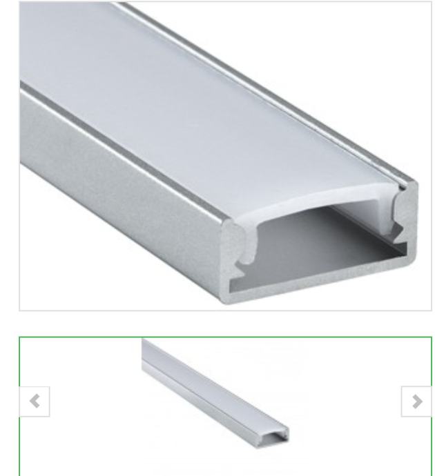 Aluminijski profil za led rasvjetu 3m