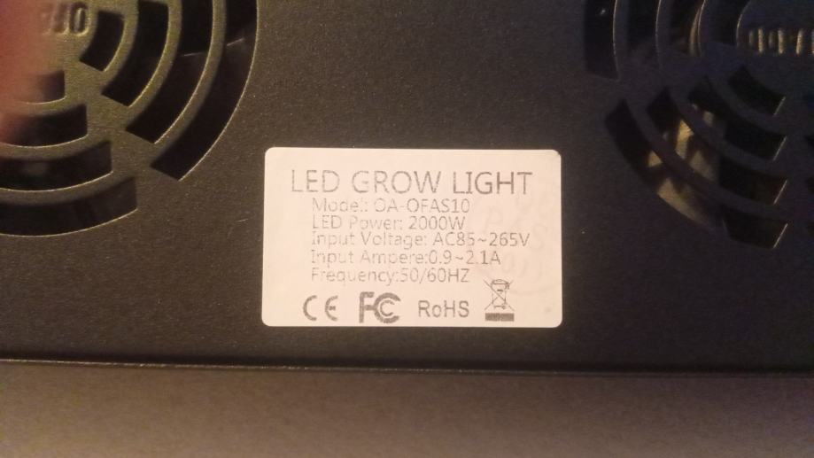 COB LED GROW full spectrum 2000w