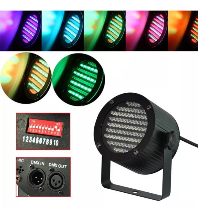 LED REFLEKTOR DMX-512 - rgb diode -10w