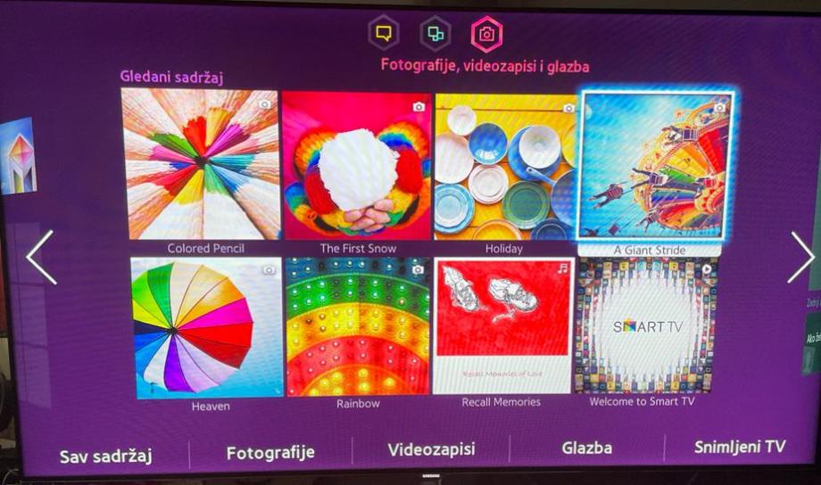 55 F8000 Serija 8 Smart 3D Full HD LED TV