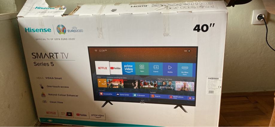 Hisense smart tv 101cm (40inch), dvbt2