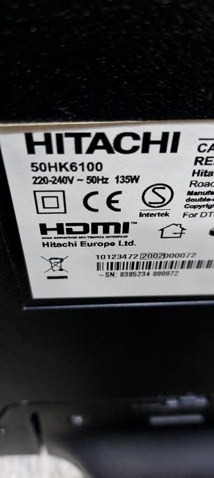 HITACHI 50EKRAN DIRECT LED