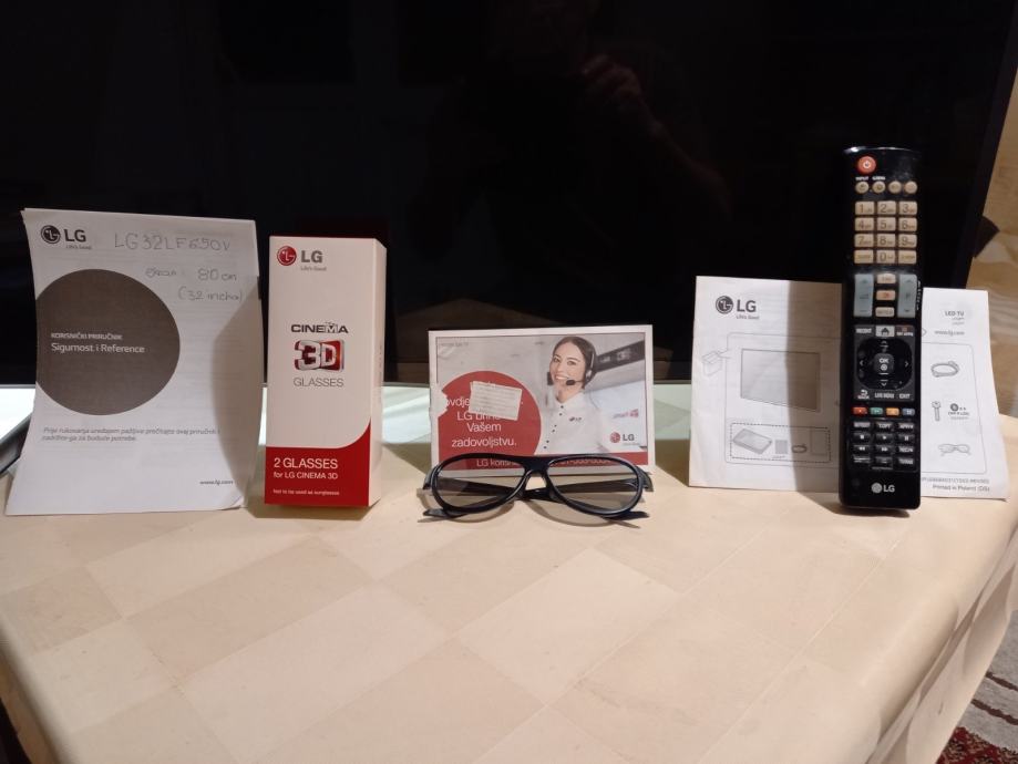 LED TV 32 LG 32LF650V, SMART, 3D, FullHD, HDMI, USB