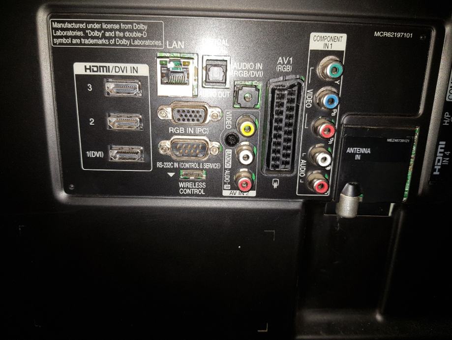 LG 42LE5500 TV 120HZ LED/LCD