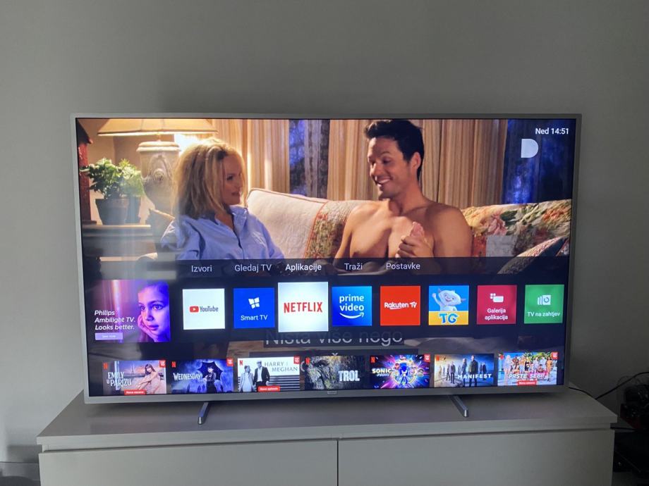 Philips 65 inch TV - 4k, HDR, Dolby Vision, Smart TV- 165cm dijagonala