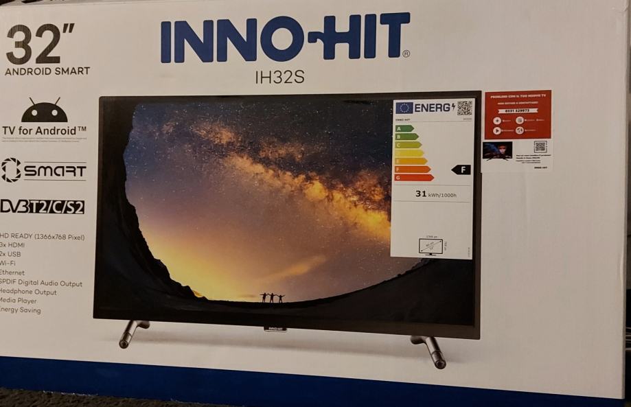 Prodajem novi, smart tv INNO-HIT. ZAPAKIRAN!