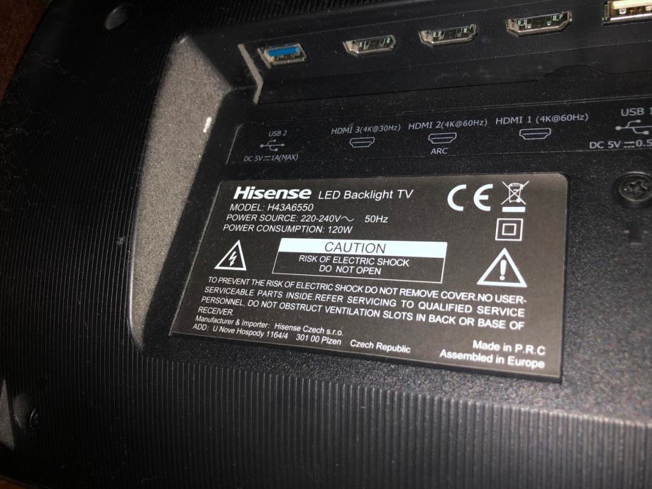 Smart televizor HISENSE 4K 42