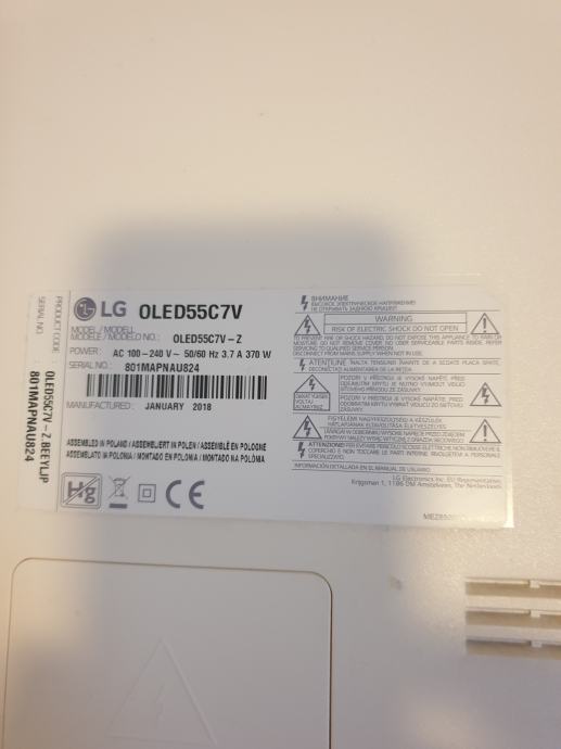 Tv LG OLED 55c7v -120hz