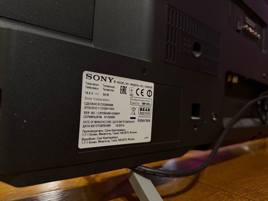 TV SONY BRAVIA KDL- 40W605B