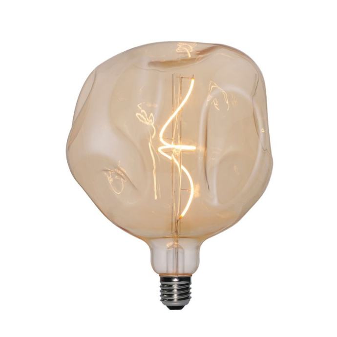 LED žarulja Gold G180 Spiral filament 5W E27 Dimable 2000K