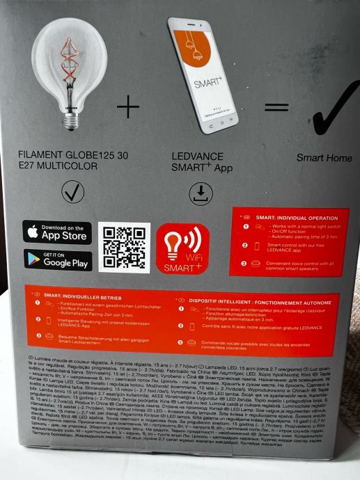 Ledvance smart Vintage velika žarulja