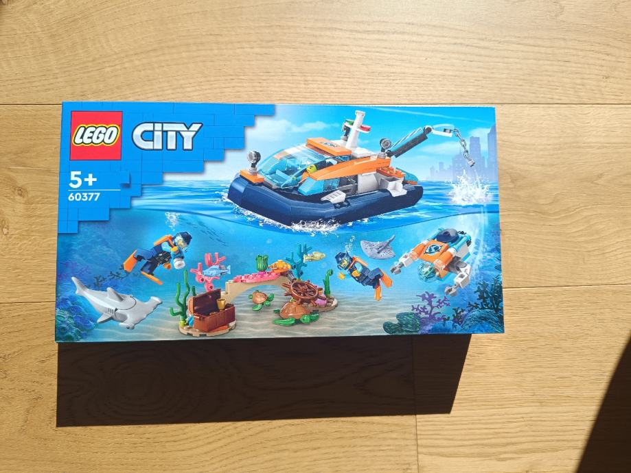 60377 LEGO City Arctic Explorer Diving Boat!*NOVO!*