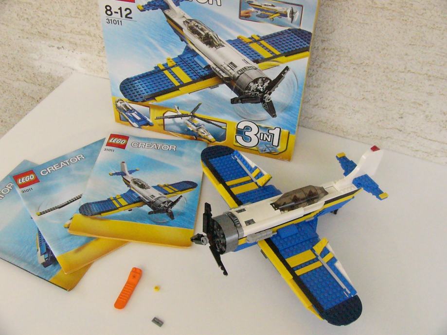 Lego 31011 creator 3 u 1 / avion , helikopter i gliser