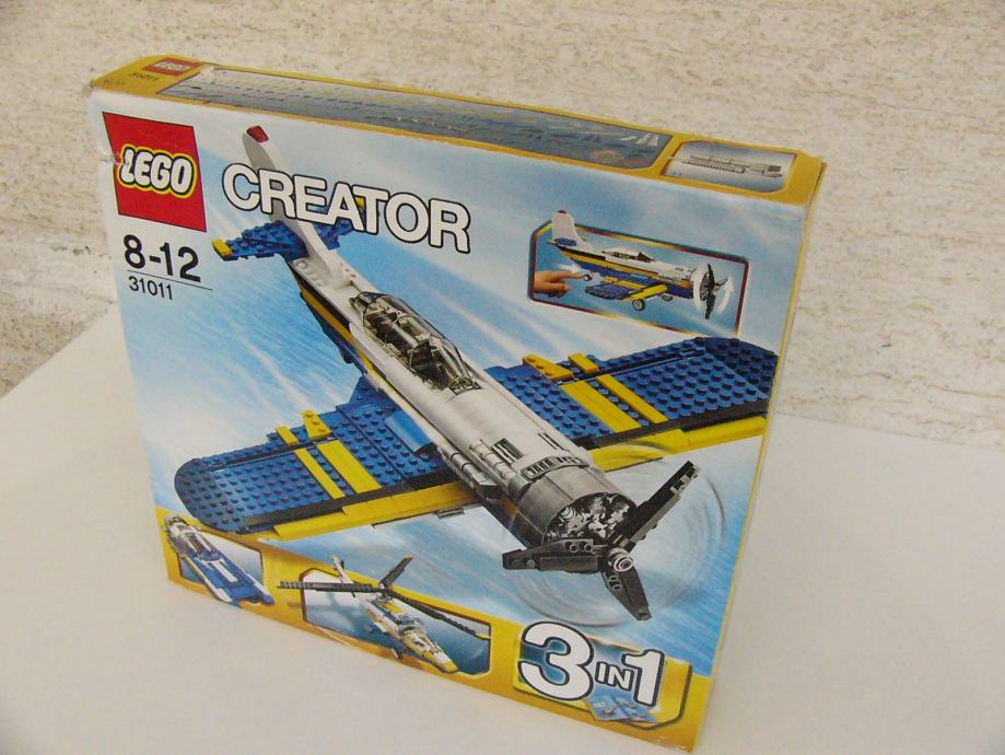 Lego 31011 creator 3 u 1 / avion , helikopter i gliser