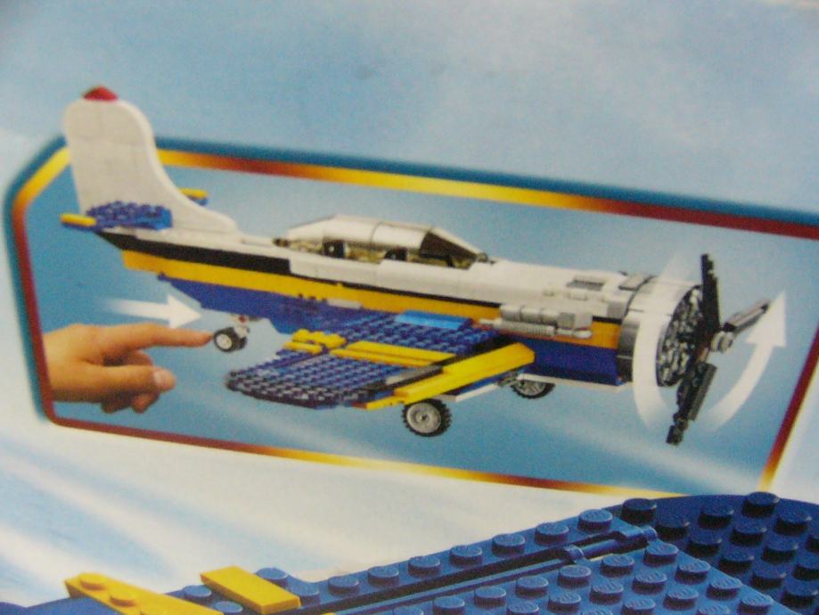 Lego 31011 creator 3 u 1 / avion , helikopter i gliser