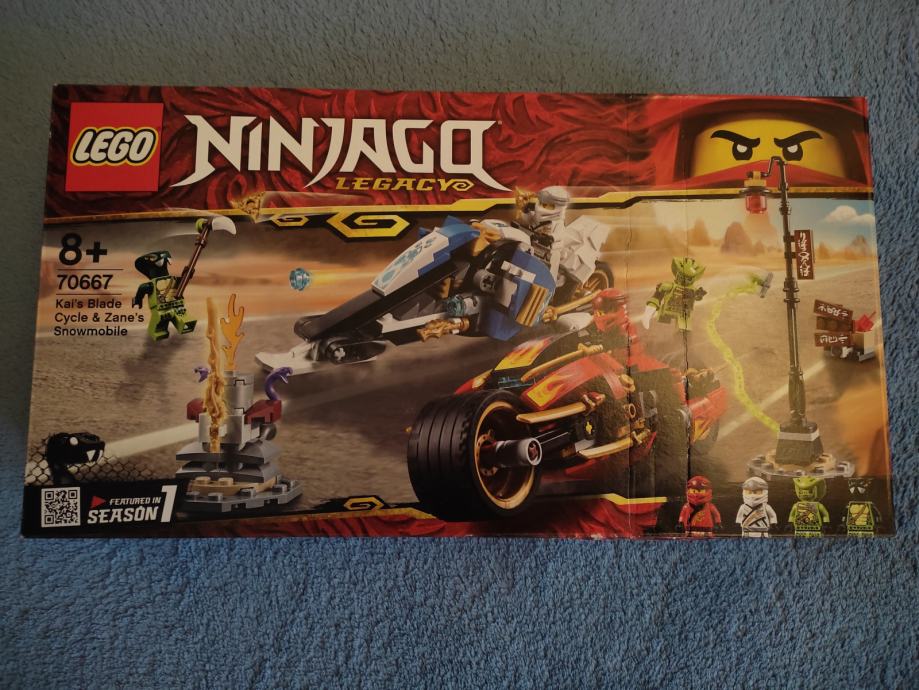 (NOVO) Lego 70667 - Kais Blade Cycle & Zanes Snowmobile