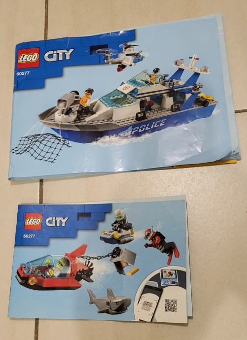 LEGO CITY Policijski patrolni čamac 60277, BEZ KUTIJE; ZG (Jarun)