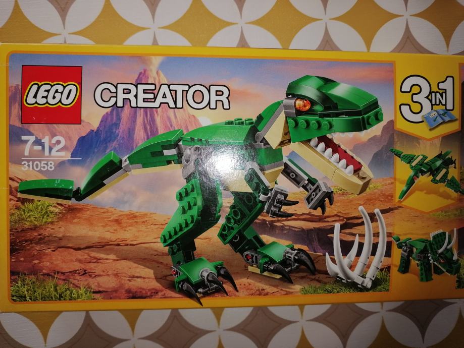 Lego Creator dinosaur, 3 u 1