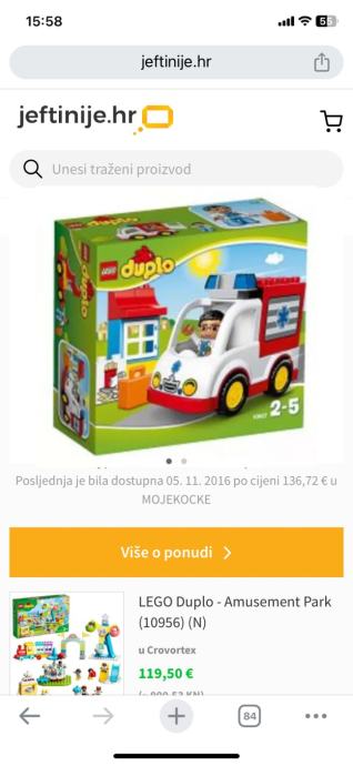 Lego Duplo hitna pomoć (br. 10527)
