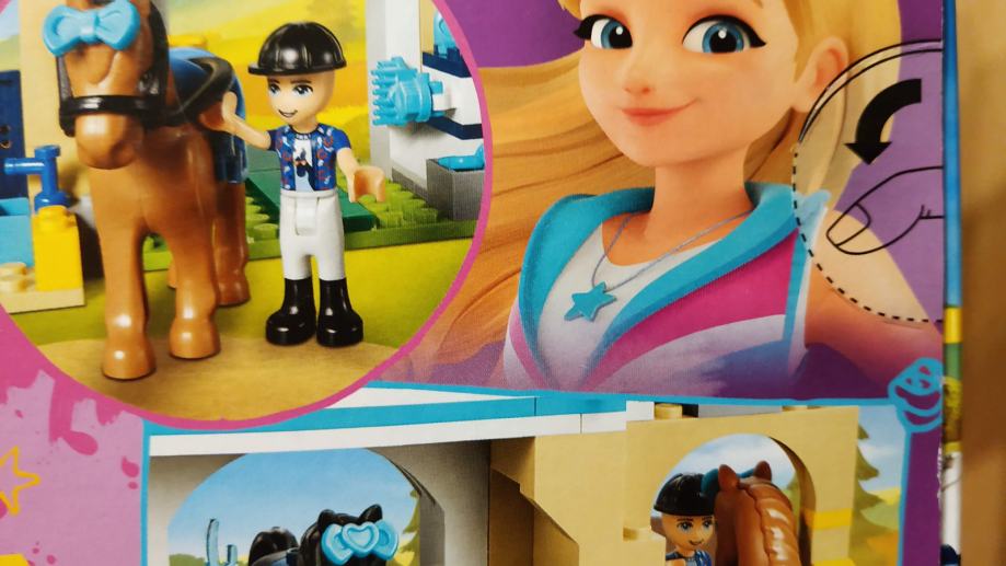 LEGO Friends 41367-Stephanies Obstacle Course-NOVO